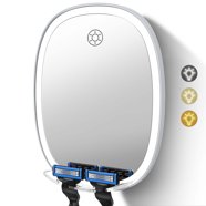 TOUCHBeauty 3X Shower Mirrors for Shaving with Razor Holder, Heldhand ...