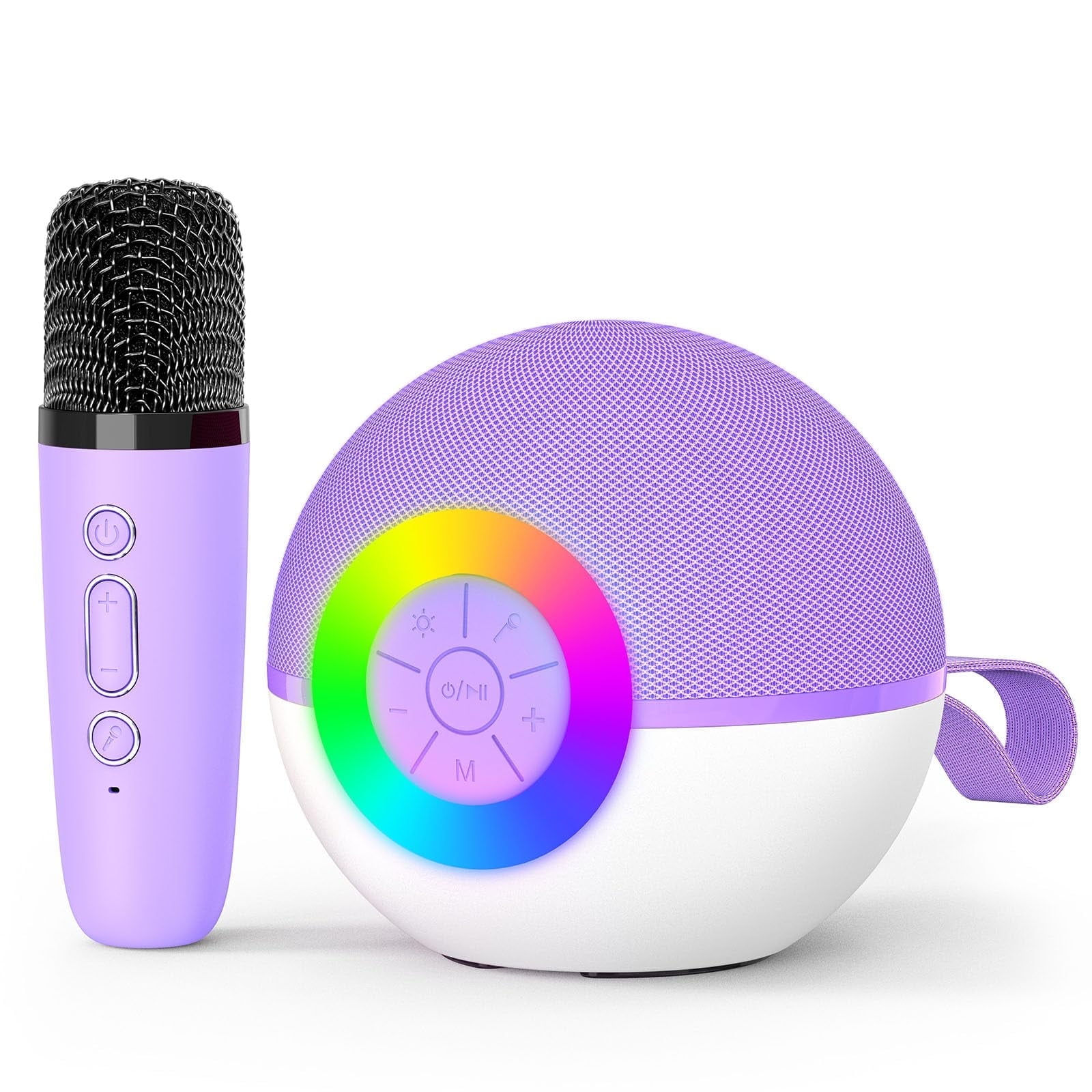 BEFUNZL mini children's karaoke machine for adults, with 1 wireless ...