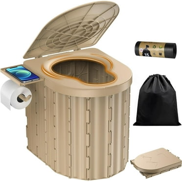 SKYSHALO Portable Backpacking Outdoor Bathroom Camping Toilet with ...