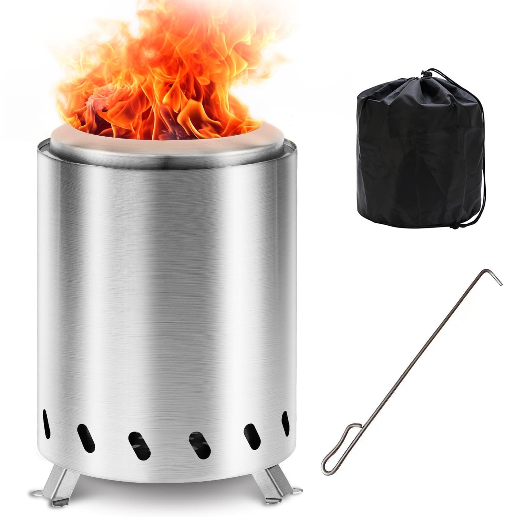 BEFUNZL Table Top Firepit 6 Inch, Smokeless Tabletop Fire pit with ...