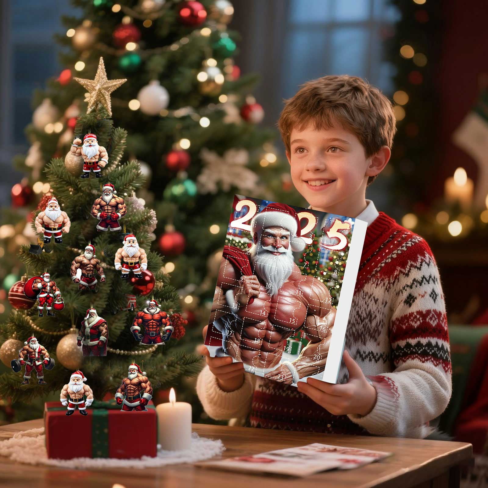 BEGHT 2025 Christmas Countdown Calendar,Advent Calendar 24 Days Santa ...