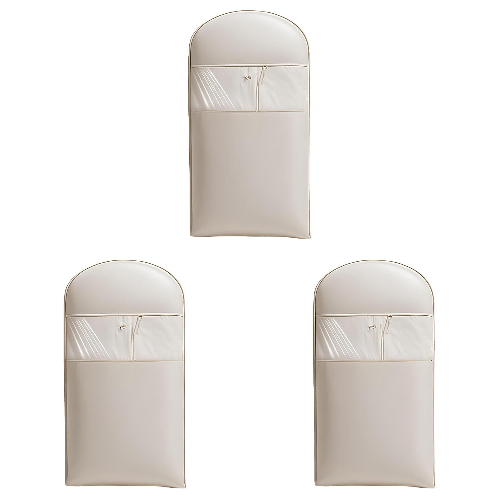 BEGHT 3Pcs Space Saving Hanging Garment Bag with Self Compression ...