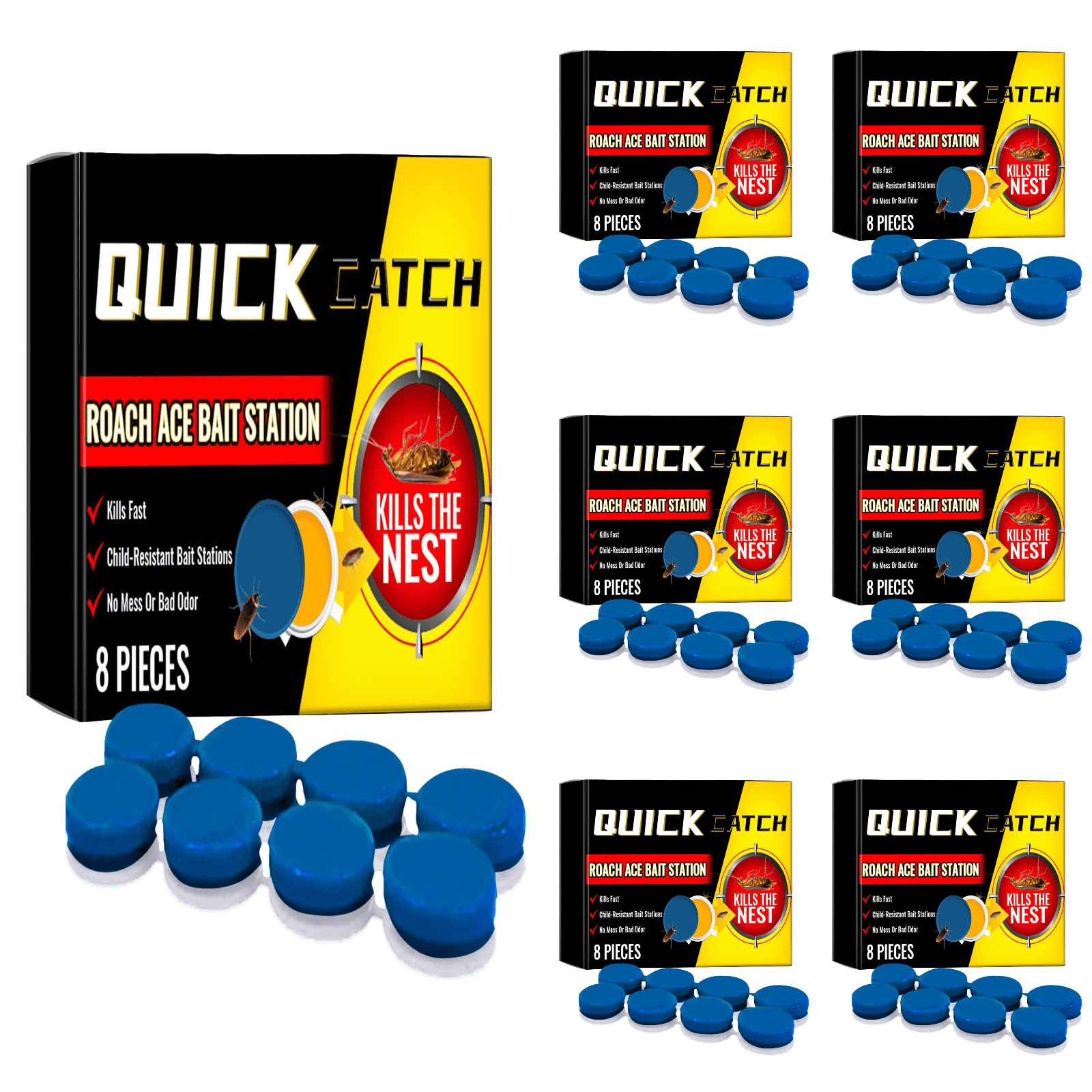 BEGHT Stations Indoor Outdoor Use For Small And Large Cockroach,Quick ...