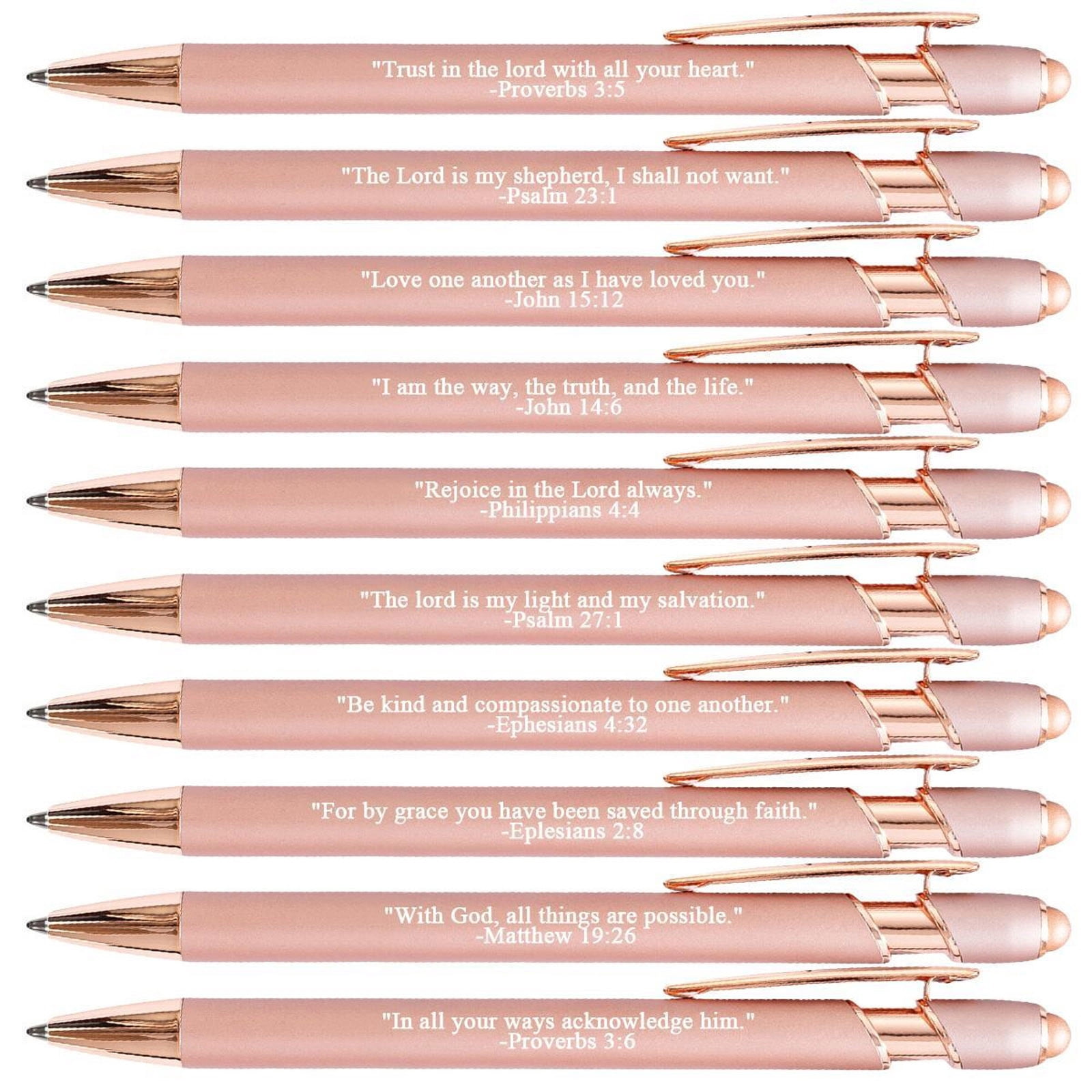 BEGHT10 Pcs Motivational Quotes Ballpoint Pens for Women Inspirational ...