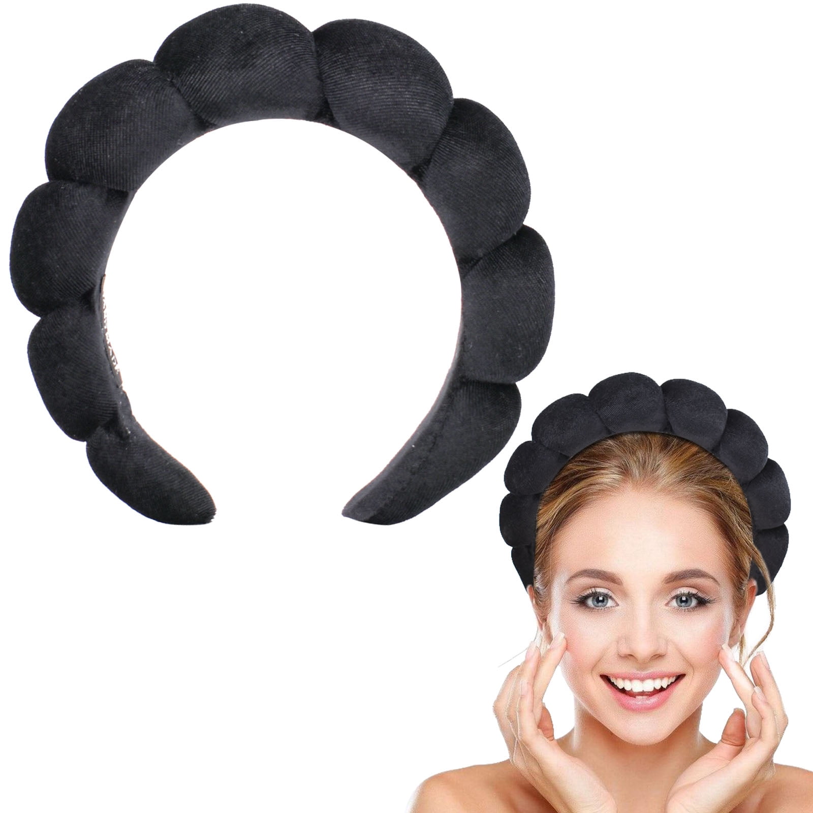 BEGOOD Women's Spa Headband, Terry Cloth Fabric & Sponge, Hair ...