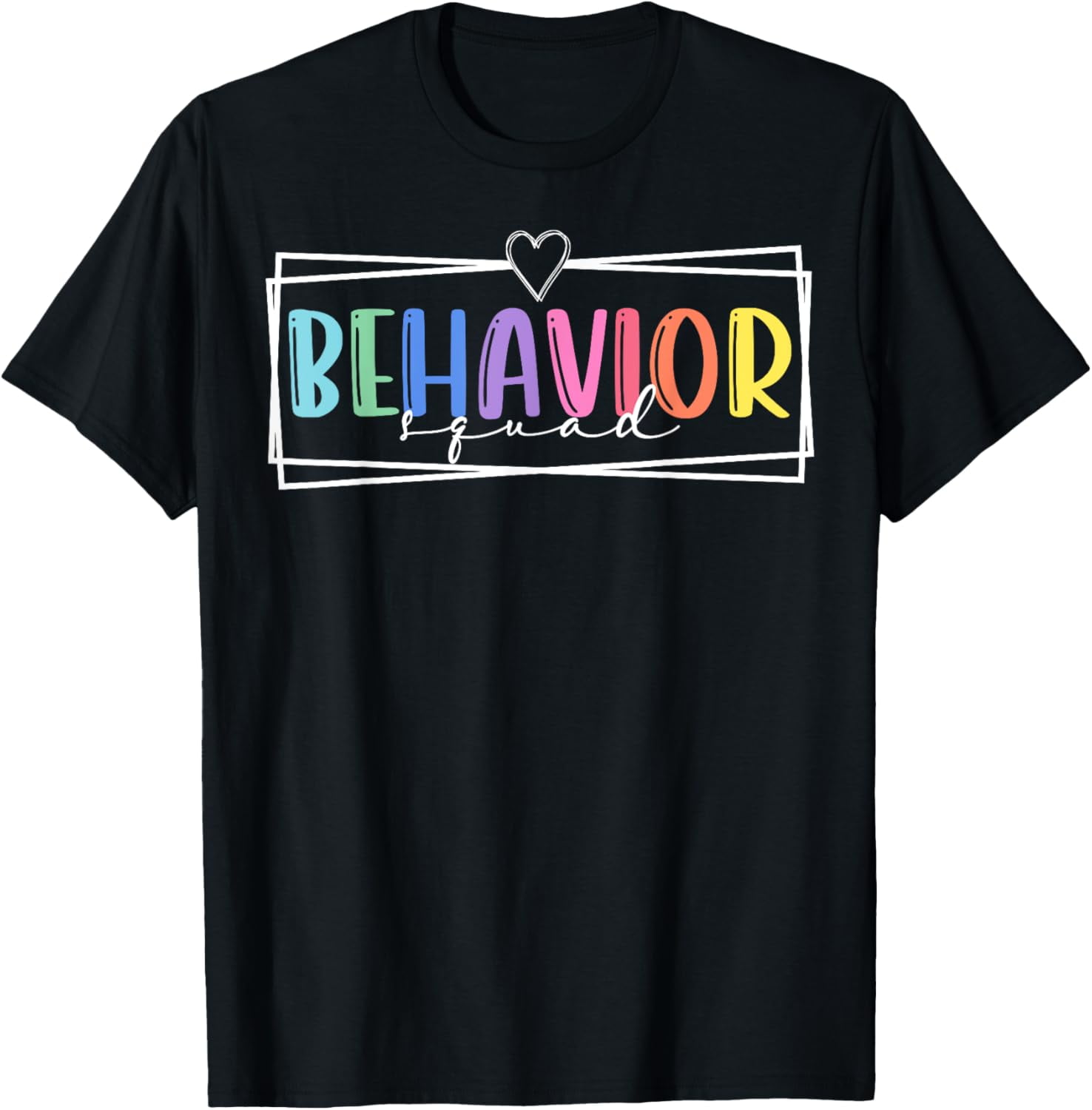 BEHAVIOR SQUAD ABA Therapist RBT Therapy Behaviour Team T-Shirtmen and ...