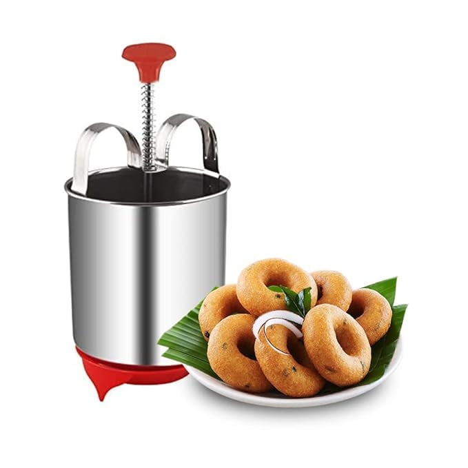 BEHAVON Stainless Steel Medu Vada Maker Vada Maker Donut Dispenser ...