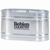 Behlen Country Farm Stock Tank, Round, 103 gal, Steel, Galvanized ...