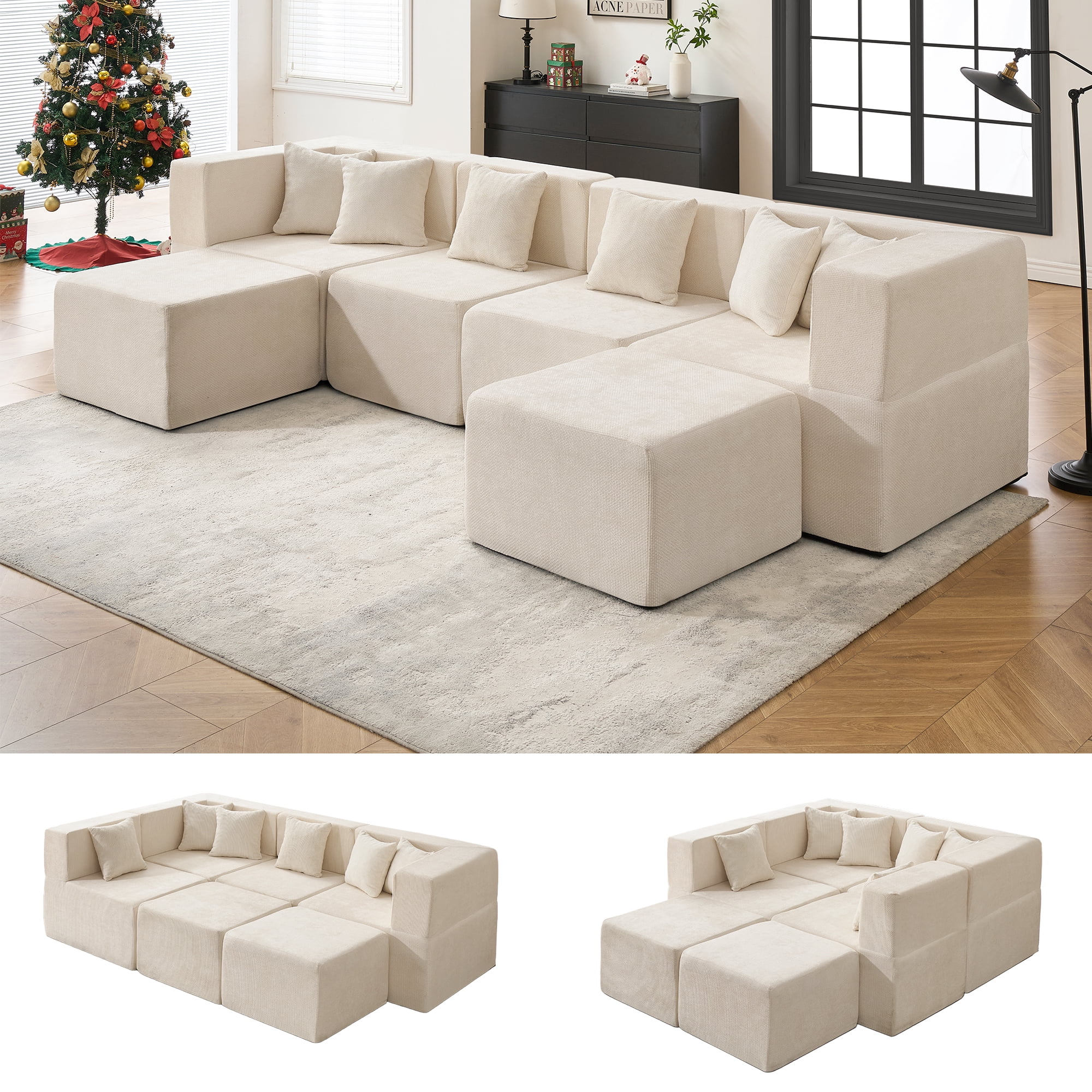 Walmart Black Friday Deals 2025 - BEHOST 130" Oversized Modular ...