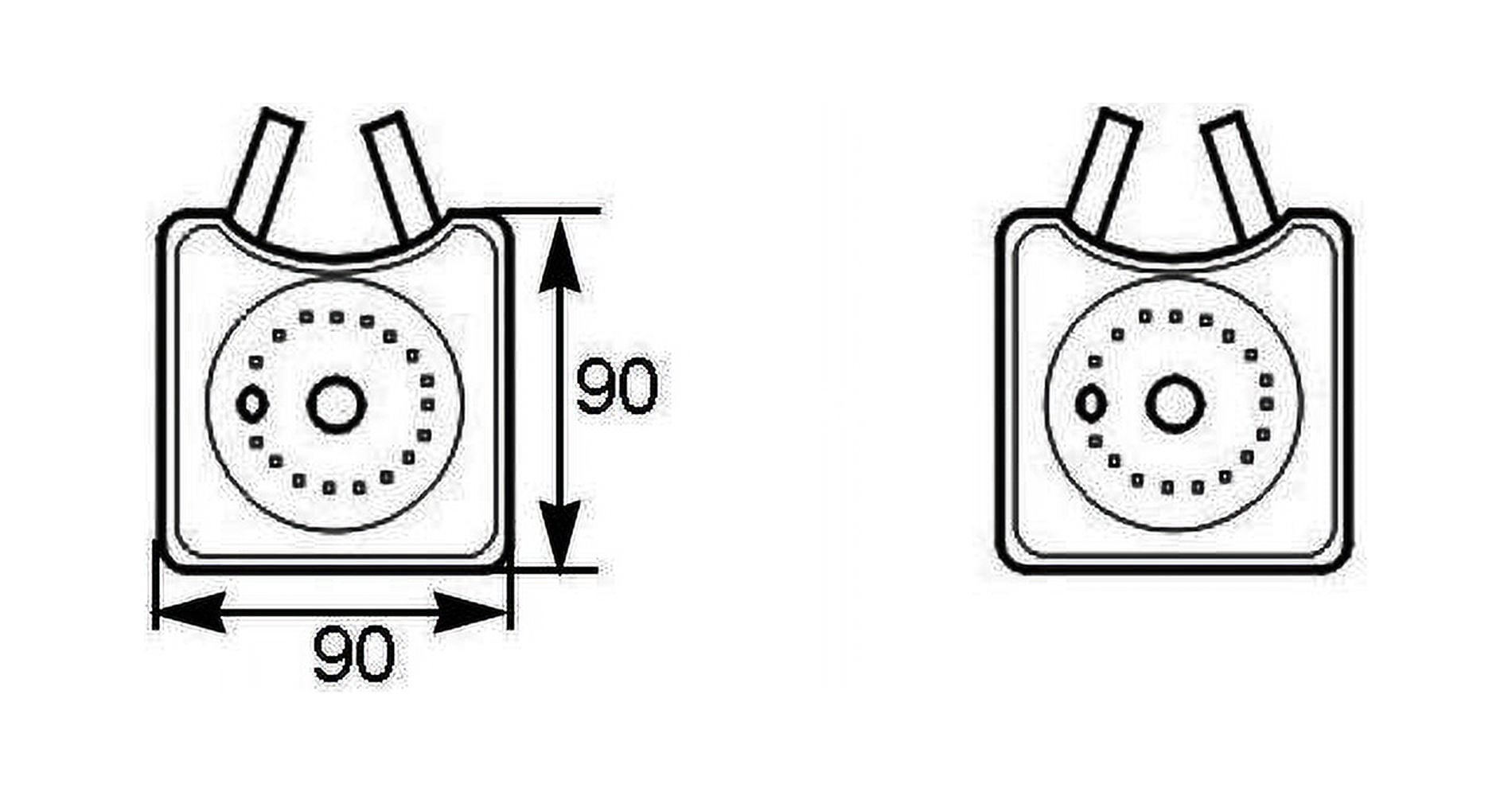 BEHR 376778031 New Perfect Fit Engine Oil Cooler - Walmart.com