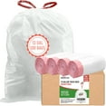 BEIDOU-PAC Tall Kitchen Drawstring Trash Bags 13 Gallon, 100 Count ...