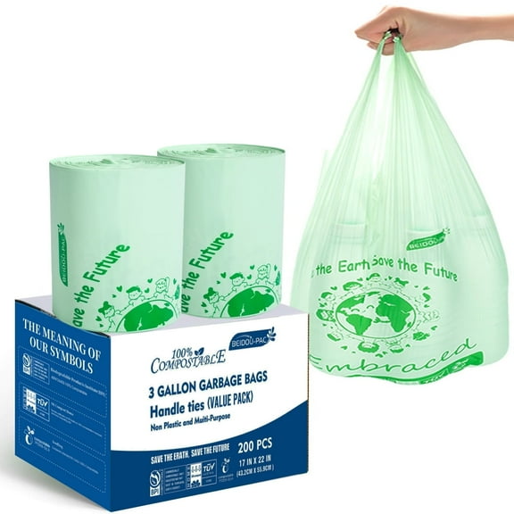 The Home Depot 30 Gal Paper Lawn and Leaf Bags, 5 Pack, for Gardening ...