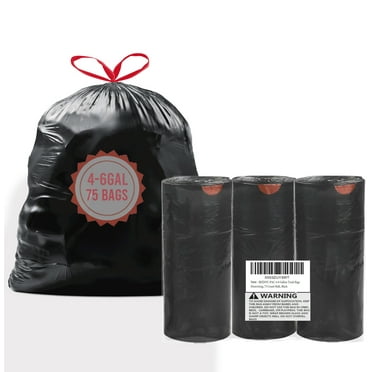 Whirlpool W10165294RB Plastic Trash Compactor Bags, 15 inch, Pack of 60 ...