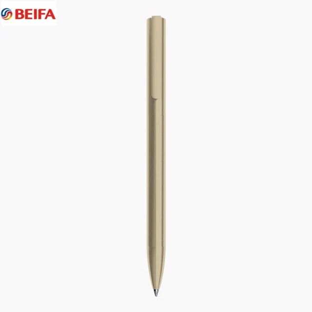 BEIFA Metal Gel Ink Sign Pen Rotating 0.5MM Black Switzerland Refill ...