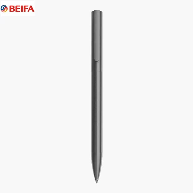 BEIFA Metal Gel Ink Sign Pen Rotating 0.5MM Black Switzerland Refill ...