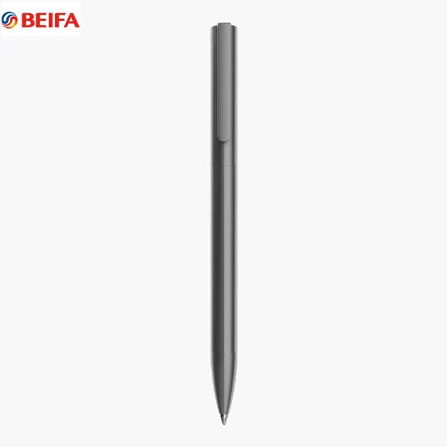 BEIFA Metal Gel Ink Sign Pen Rotating 0.5MM Black Switzerland Refill ...