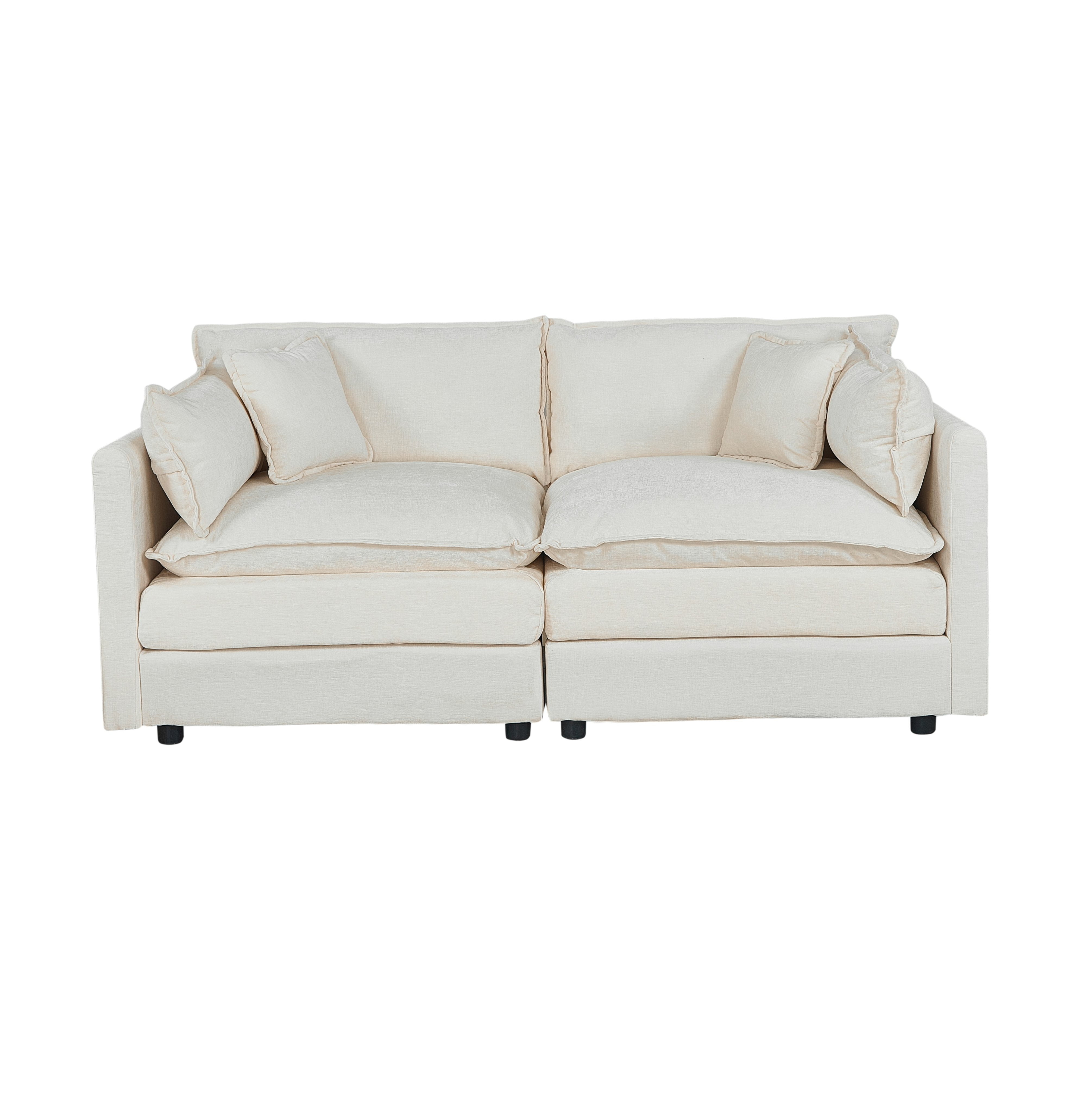 BEIGE-2P,left and right - Walmart.com
