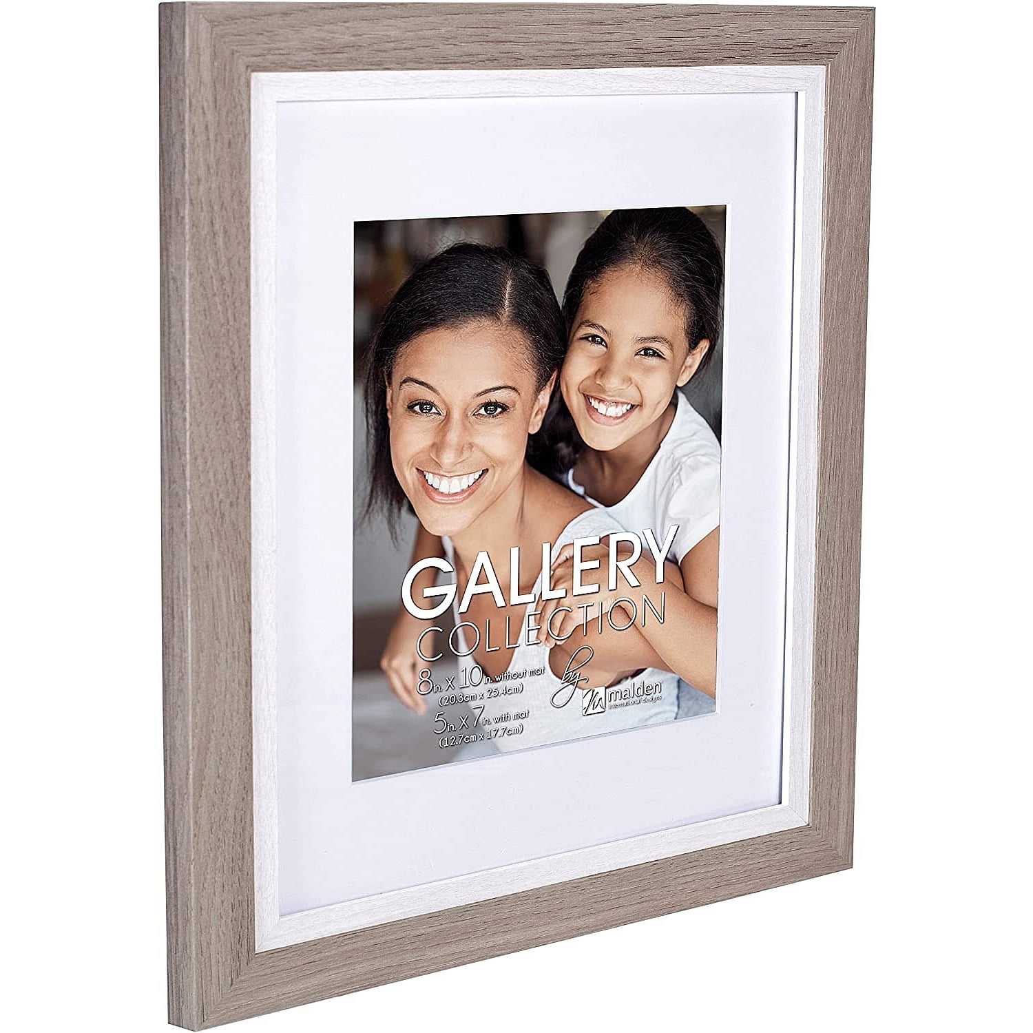 Malden Beige White Mat Frame, MDF Wood, Contemporary Design, 8x10 or ...