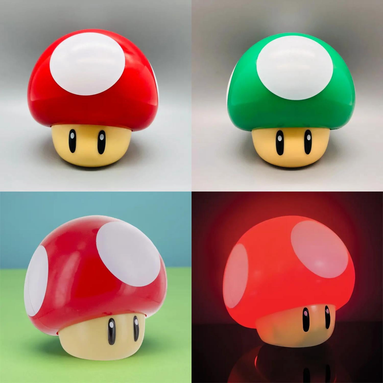 BEIHWLUO Collectable Super Mario Bros Mushroom Light - Iconic Nintendo ...
