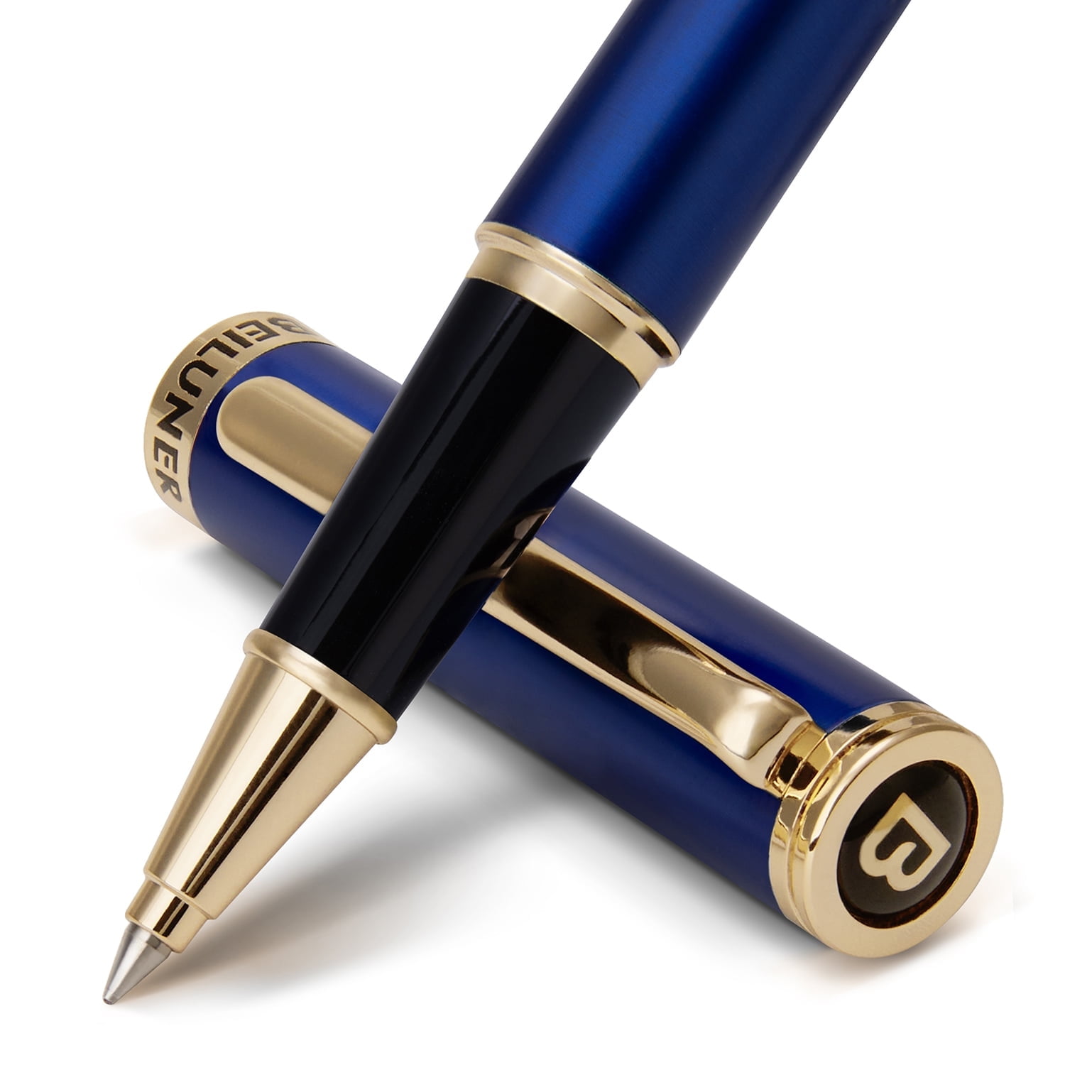 BEILUNER Luxury Rollerball Pen, 24K Gold Trim, Unique & Fancy Design ...
