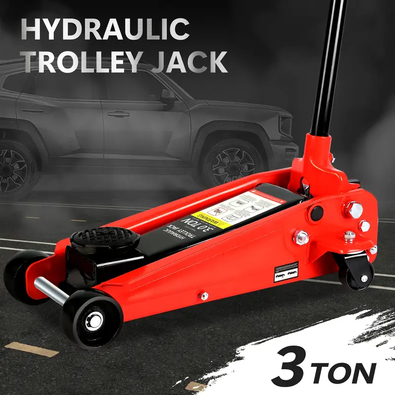 BEIMIMU 3 Ton (6600 lb) Floor Jack,Professional Low Profile Hydraulic ...