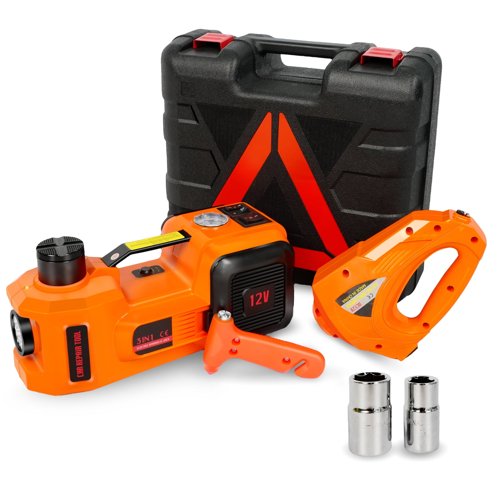 BEIMIMU 5T Electric Car Jack kit,Hydraulic Jack Lift with Electric ...