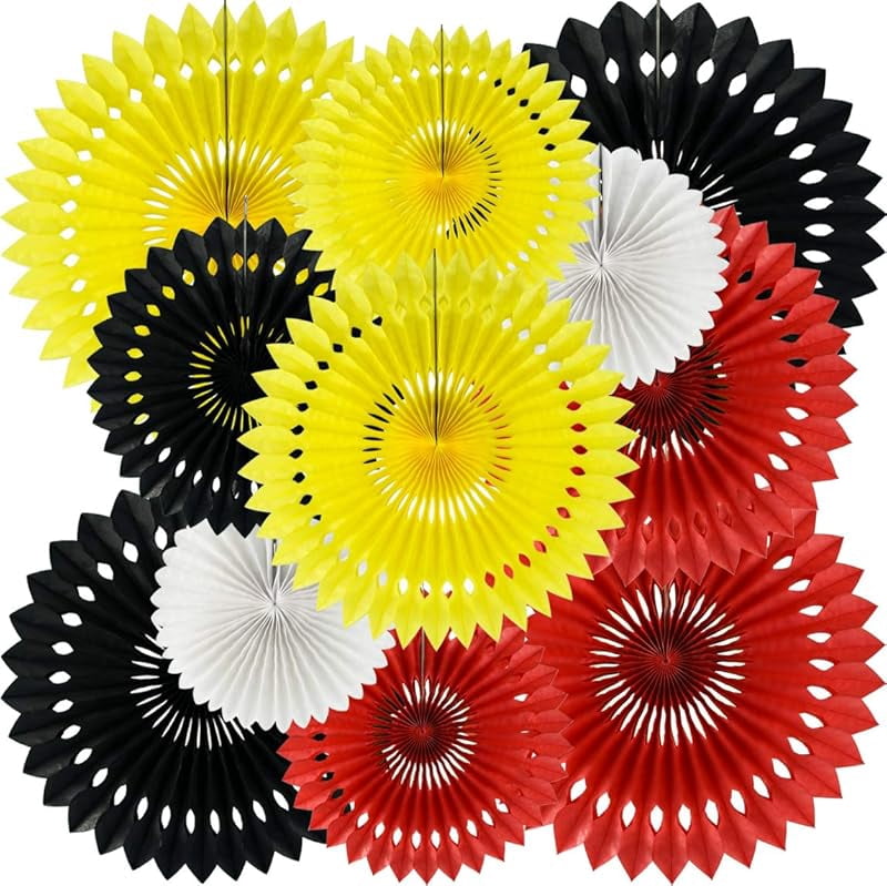 BEISHIDA Green White Party Decoration Hanging Honeycomb Round Paper ...