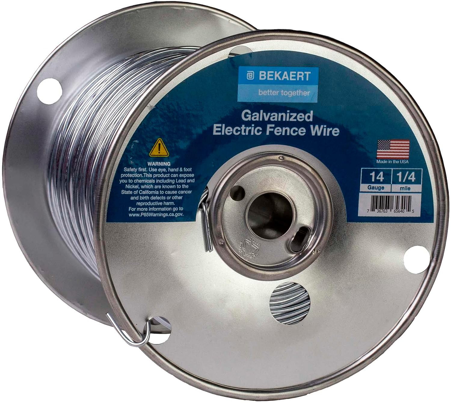 BEKAERT 118220 1/4 Mile Electric Fence Wire - Walmart.com