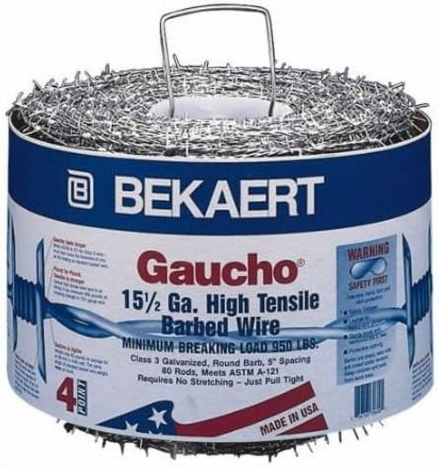 BEKAERT 118293 High Tensile Barbed Wire, 4 Point - Walmart.com