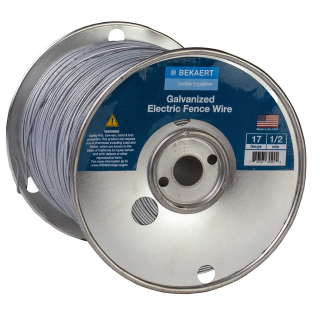 BEKAERT CORPORATION 118244 1/2Mile Electric Fence Wire - Walmart ...