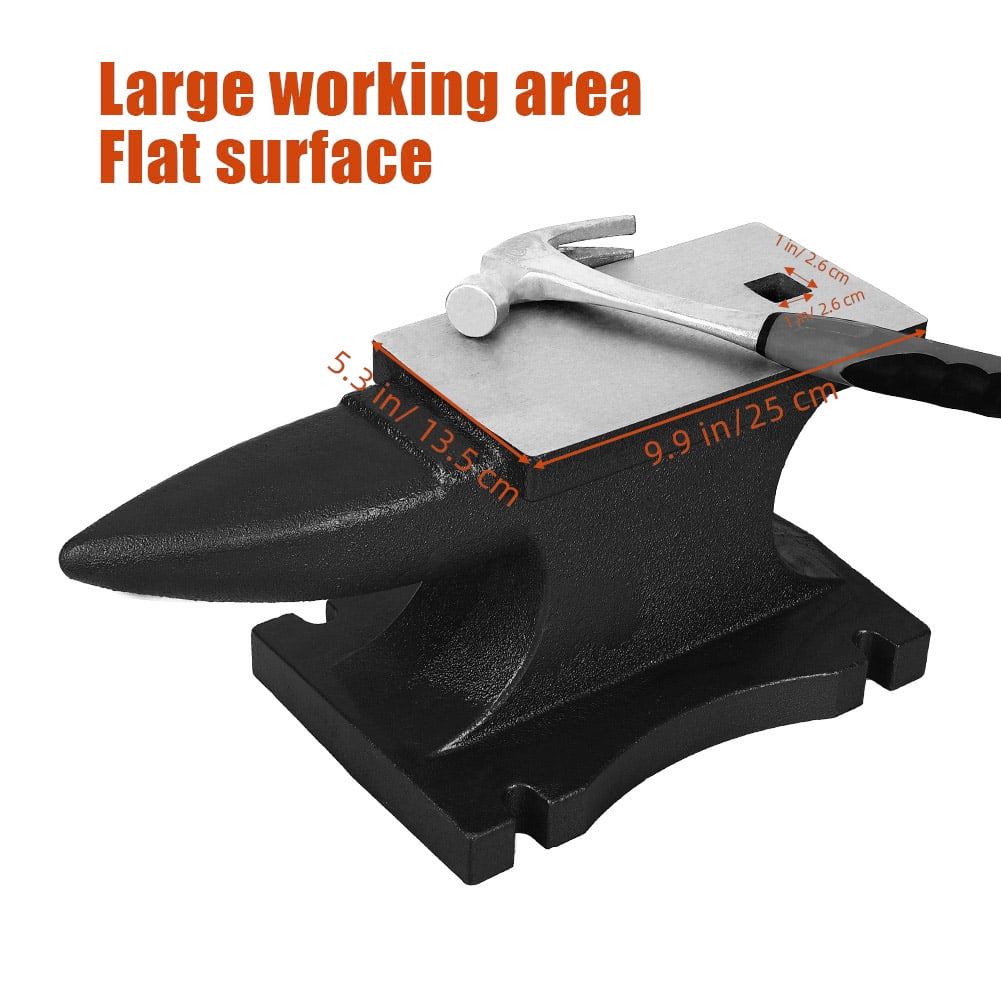 BEKAY Cast Iron Anvil 100 Lbs (45kg) Anvil with 9.9 x 5.3 Inch ...