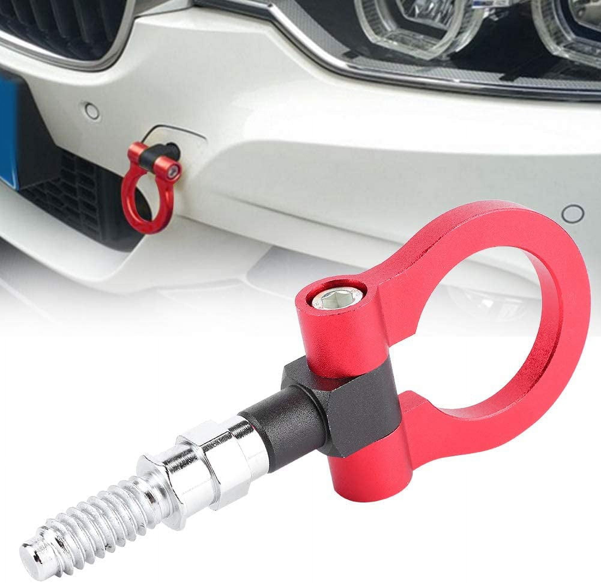 BEKOPUP Car Tow Hook, Universal Aluminum Alloy Tow Ring for E Series ...