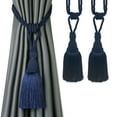 BEL AVENIR Handmade Decorative Curtain Tiebacks, 2 Pack Tassel Rope ...
