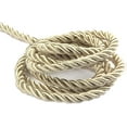 BEL AVENIR 9Yards Twisted Cord Wide 8mm Two Tone Beige Rope Craft Trim String for Home Decor ...