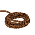 BEL AVENIR 9Yards Twisted Cord Wide 8mm Two Tone Coffee Rope Craft Trim ...