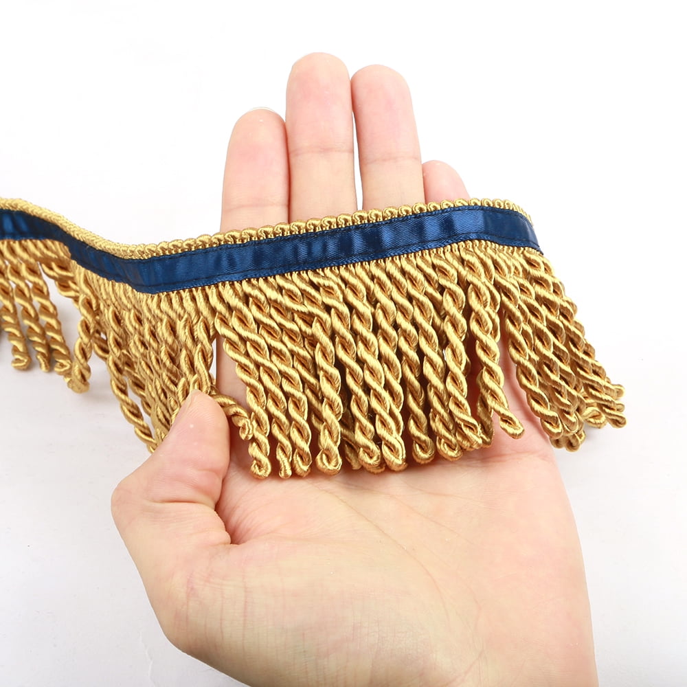 BEL AVENIR Curtain Fringe Trim 5Yard 2.5inches Fabric Sewing DIY ...