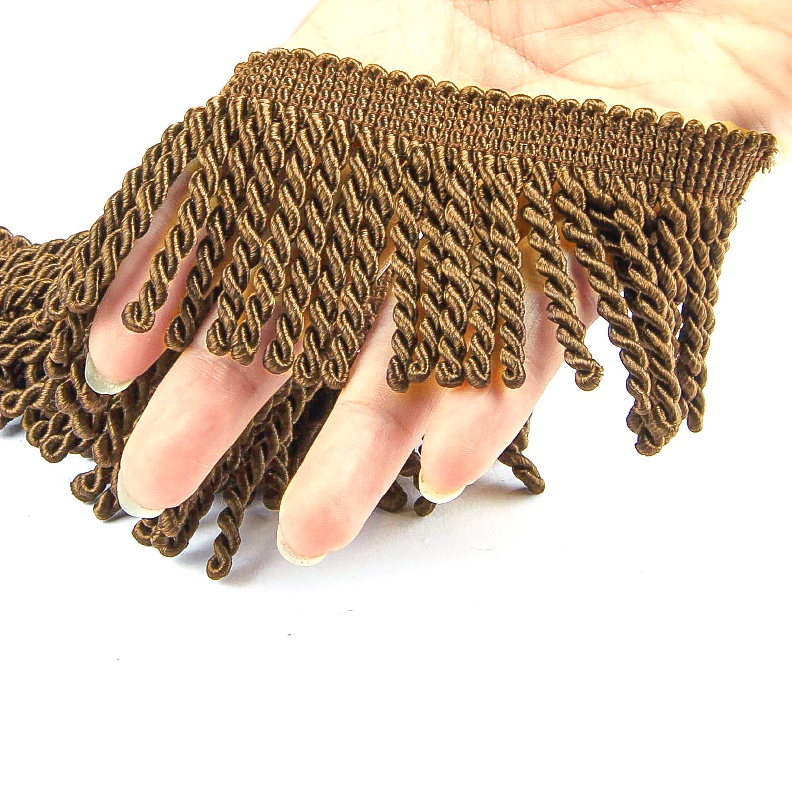 BEL AVENIR Curtain Fringes Bullion Fringe Trim 10 yard 2.5 inches ...