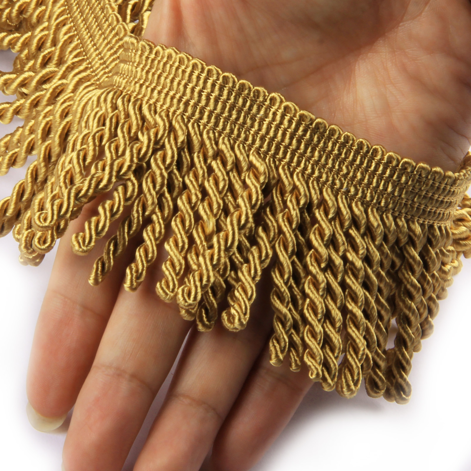 Wrights Metallic Bullion Fringe, Gold, 2" X 9 Yds - Walmart.com