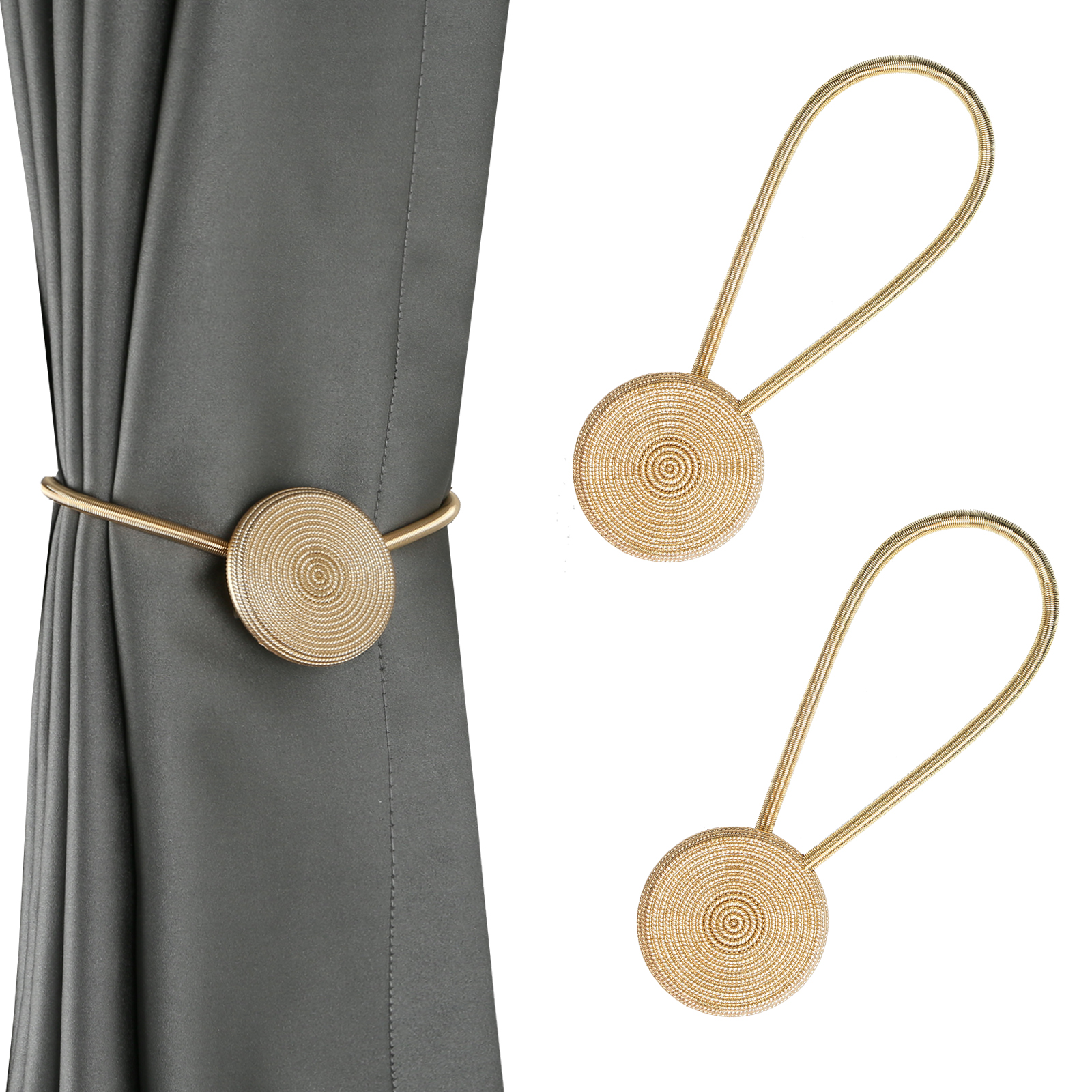 BEL AVENIR 2 Pack Curtain Tieback Tassel Drapery Rope Handmade ...