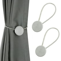 Mainstays 2 Pack Magnetic Tiebacks for Curtain 17.5 Inch Designer Tie ...