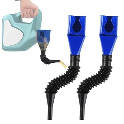 BELARO Universal Flexible Draining Oil Snap Plastic Funnel All Purpose ...
