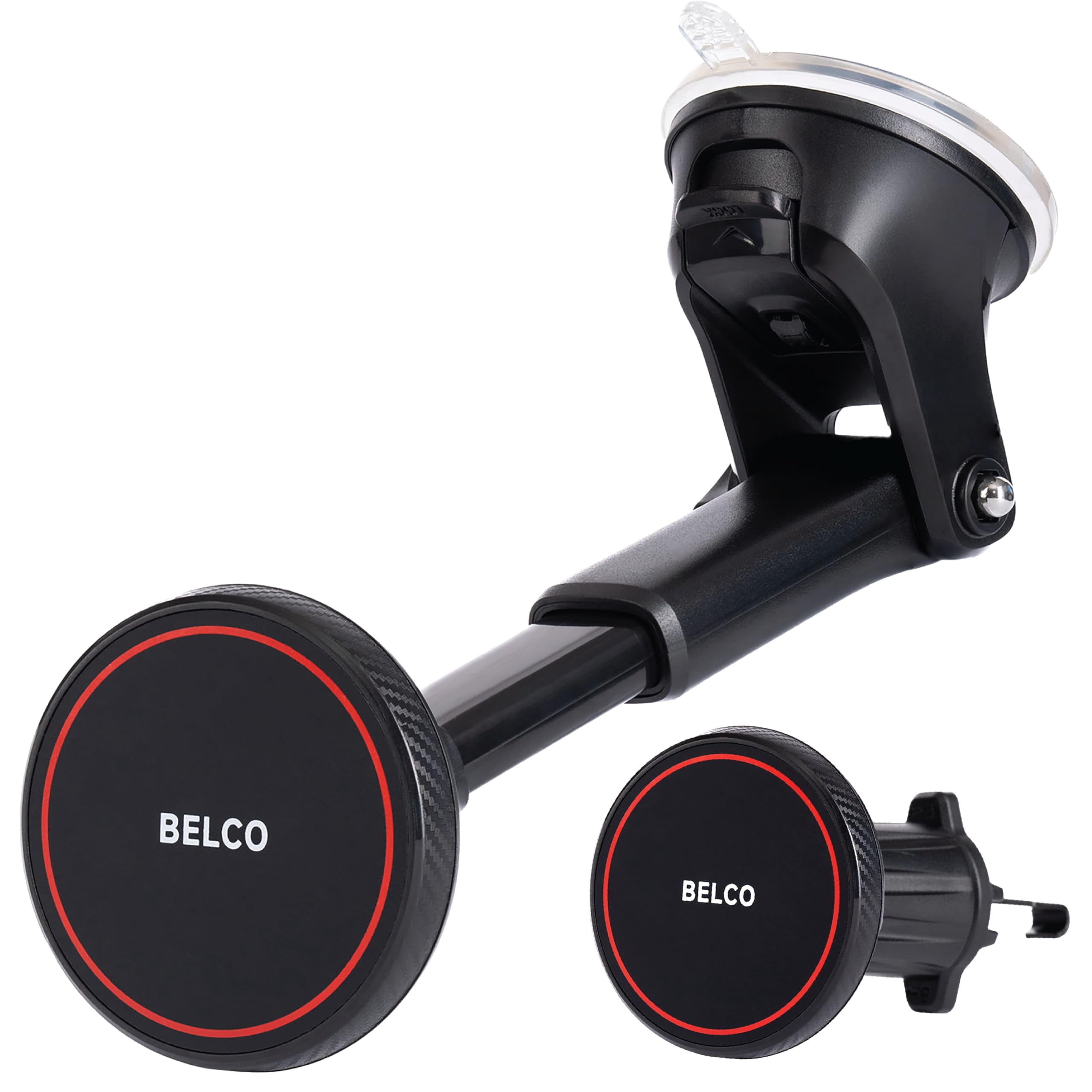 BELCO Magnetic Phone Holder SSF20 for Car - Suction Cup Phone Mount ...