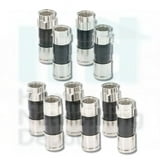 Beldon PPC RG-6 Compression F Connectors, EX6XLP-TEN, 10 Pack, Premium ...