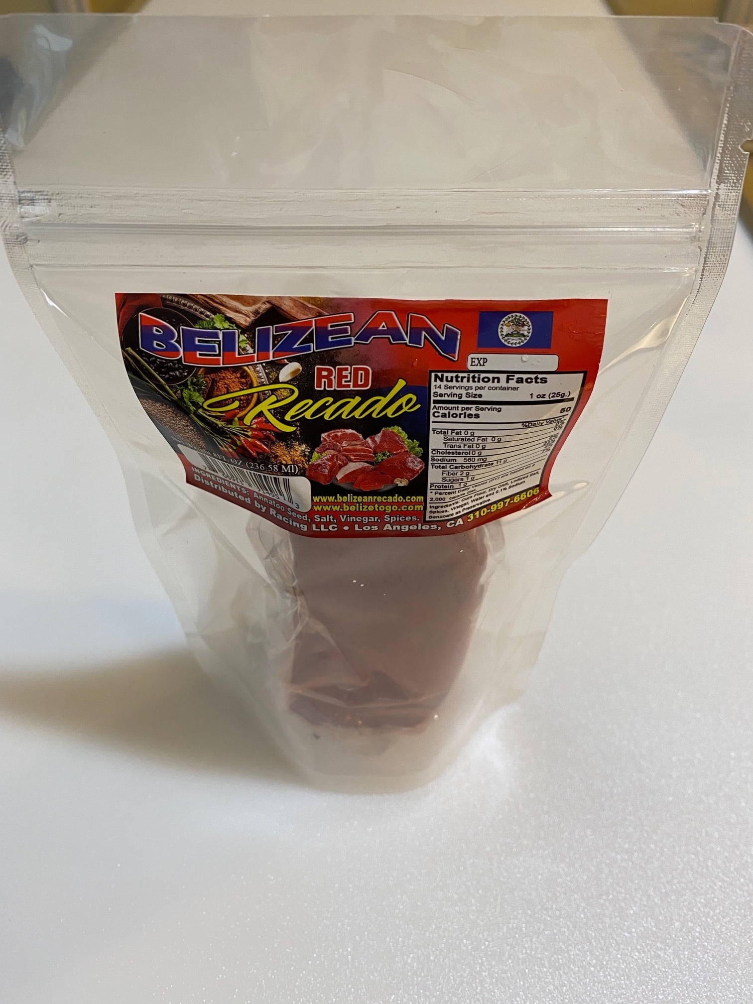 Belizean Red Recado, Traditional Seasoning Mix - Walmart.com