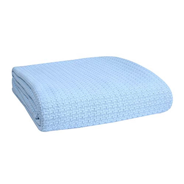 BELIZZI HOME Lightweight 100% Cotton King Size Bed Blanket, Breathable ...