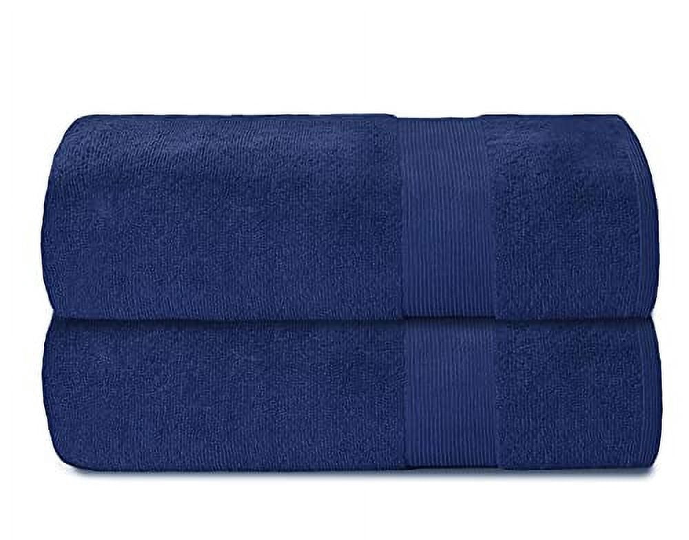 BELIZZI HOME 2 Pack XL Cotton Bath Sheets, 35x70, Ultra Soft, Absorbent ...