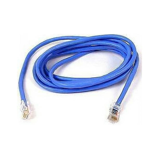 BELKIN A3L791-25-BLU 25 FT Cat 5E Blue RJ45 Patch Cable - Walmart ...