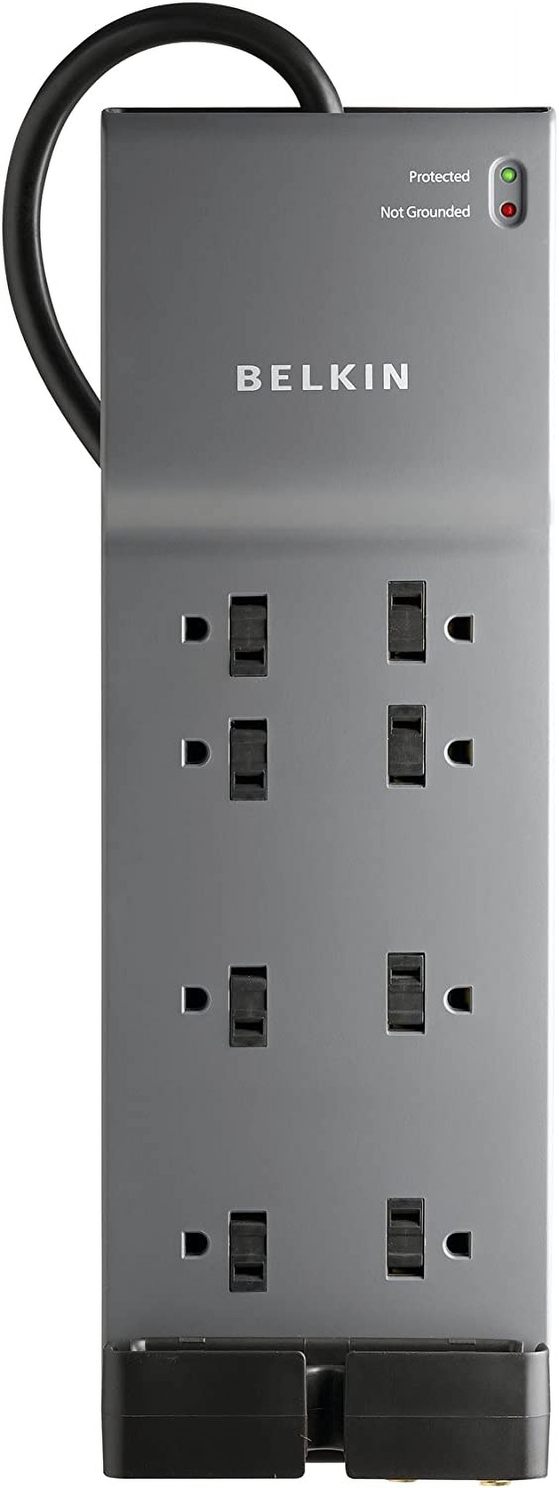 BELKIN BE108230-06 6 Feet 8 Outlets 3390 Joules Surge Suppressor with ...