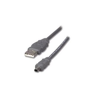 BELKIN F3U13910, 10FT USB A/4PIN MINI B DEVICE 26/28 AWG DSTP ROHS ...