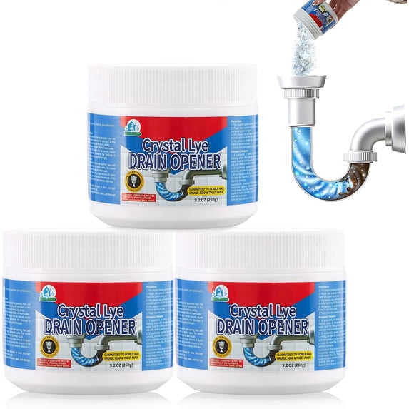 BELL BIRD Drain Opener,Powerful Unclogging,Crystal lye, Sodium ...